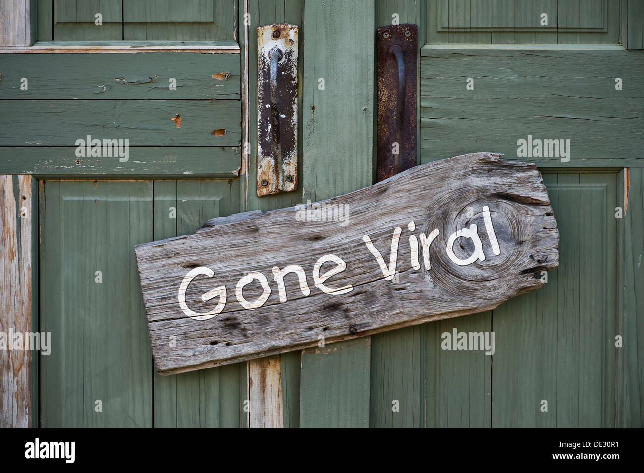 Gone Viral Sign Stock Photo - Alamy