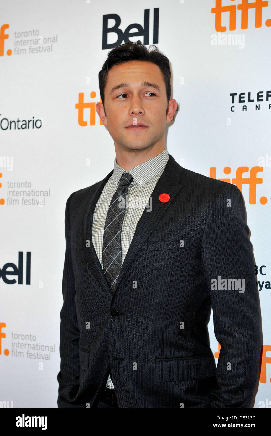 Toronto, Ontario, Canada. 10th Sep, 2013. Actor/filmmaker JOSEPH GORDON ...
