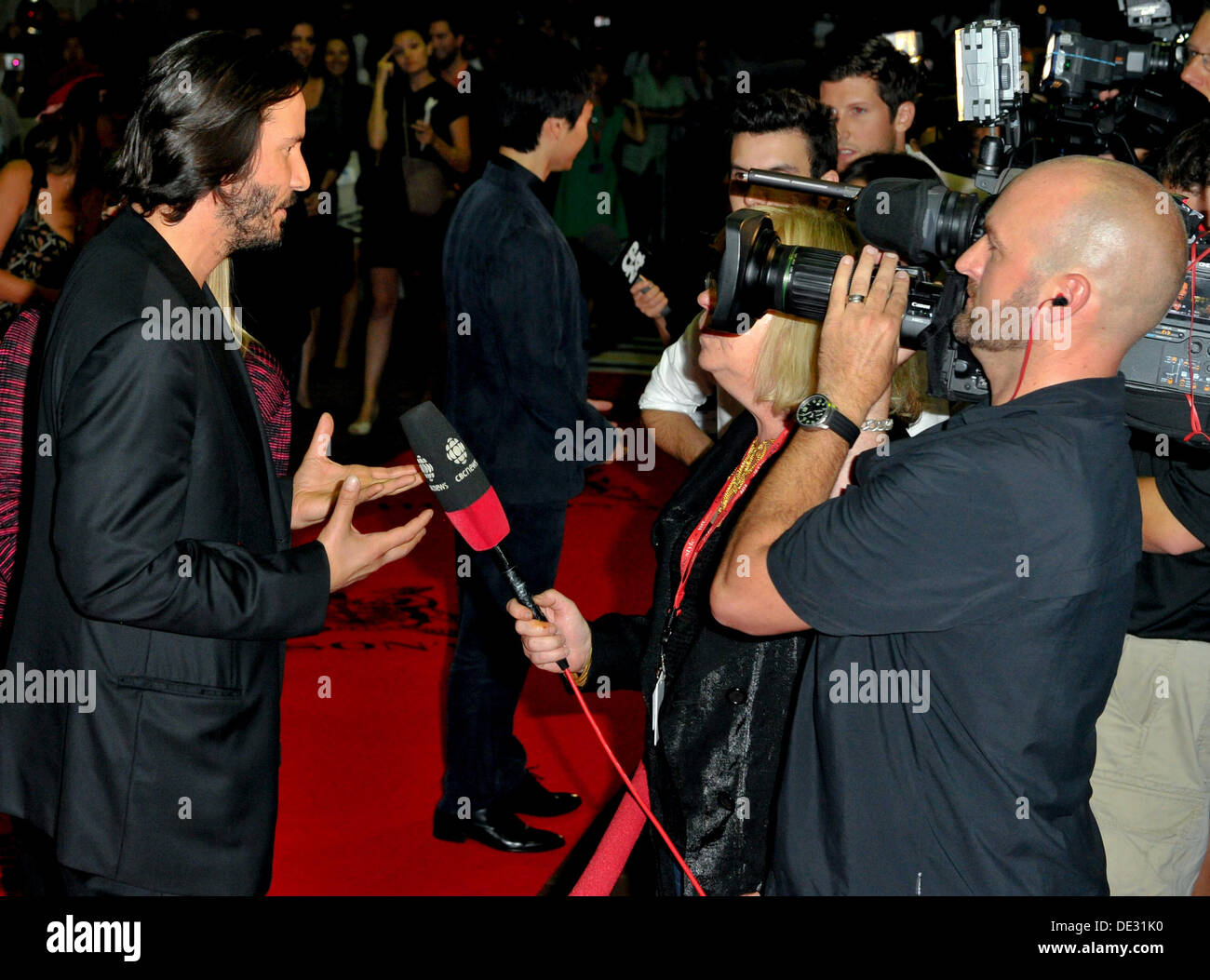 Toronto, Ontario, Canada. 10th Sep, 2013. Actor KEANU REEVES arrives at ...