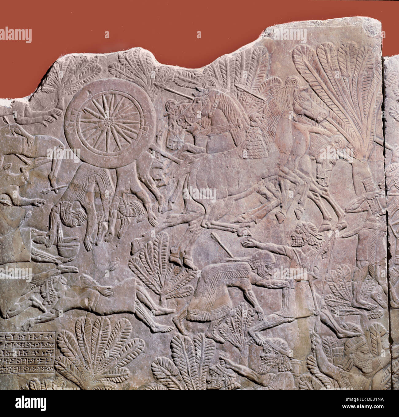 Stone relief from palace ashurbanipal hi-res stock photography and ...