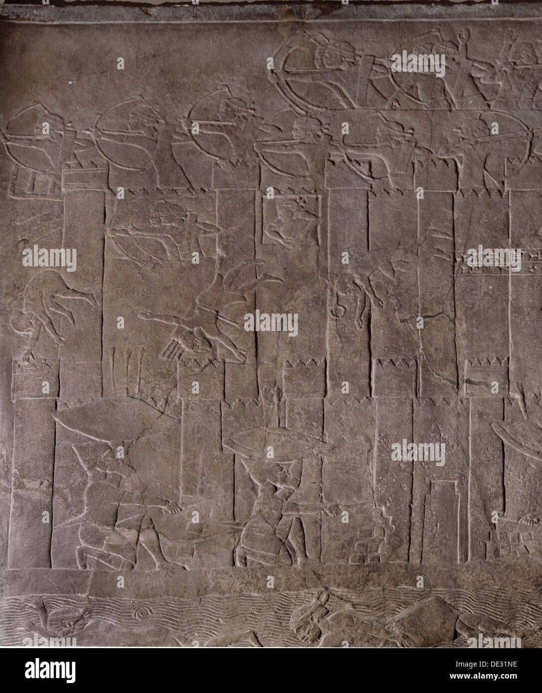 Stone relief from palace ashurbanipal hi-res stock photography and ...