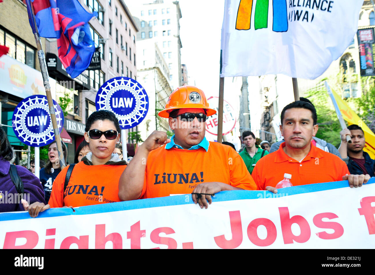 May Day 2013, International Worker’s Day, New York City, Union Square ...