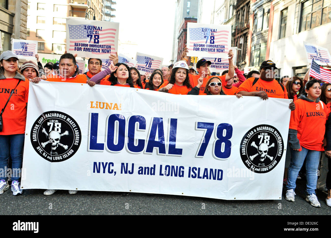 May Day 2013, International Worker’s Day, New York City, Union Square ...