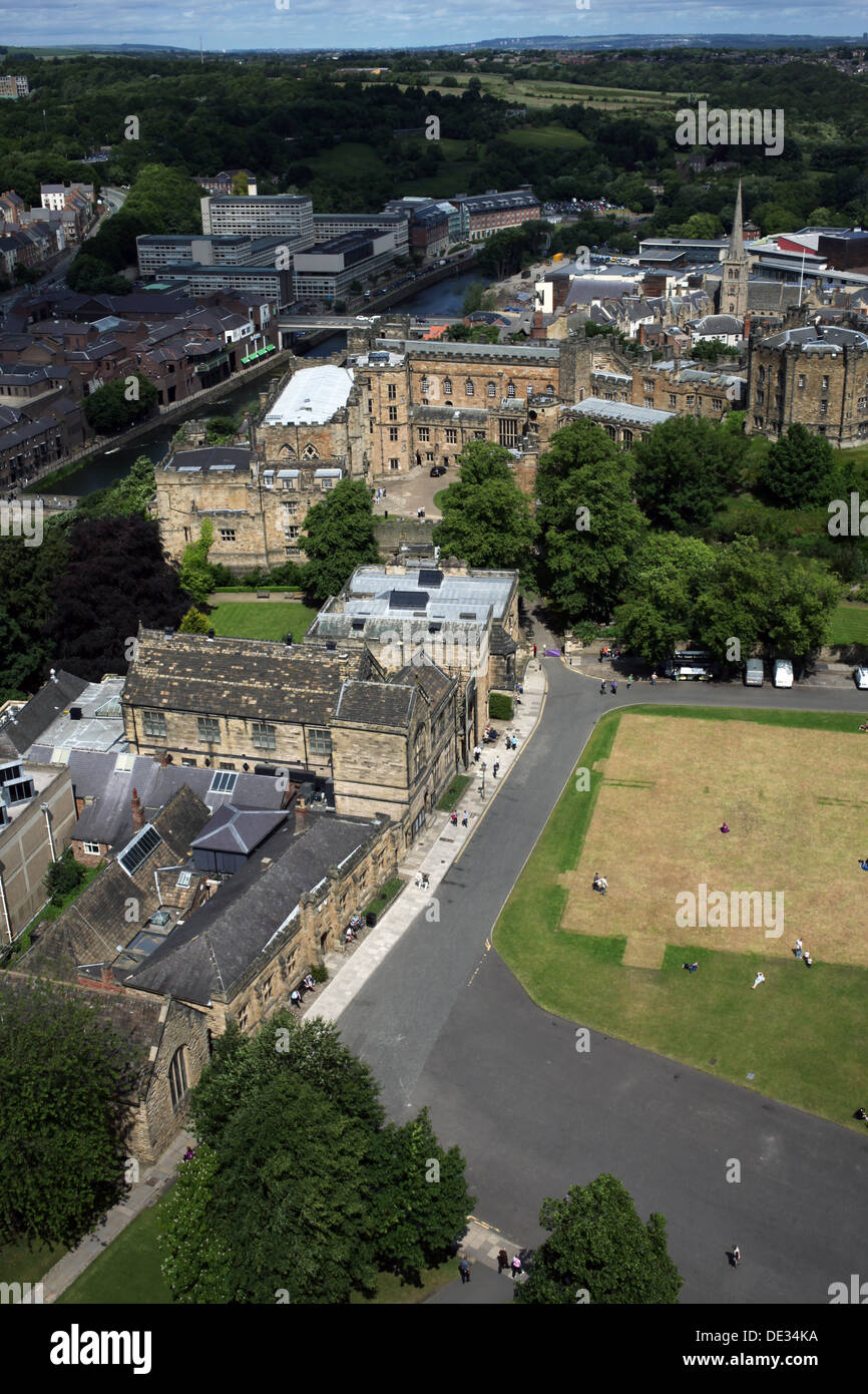 Durham cathedral aerial view hi-res stock photography and images - Alamy