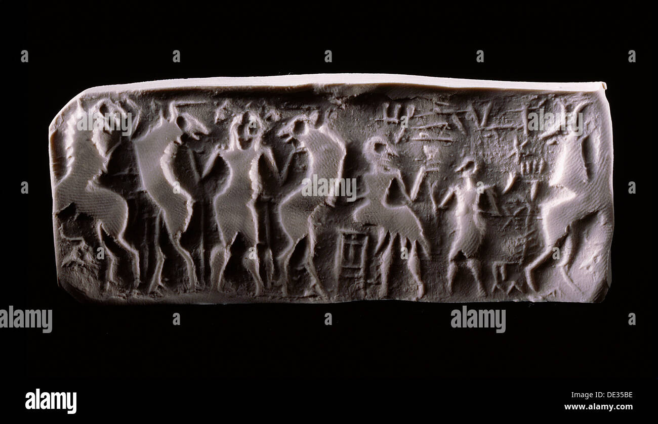 Sumerian cylinder seal High Resolution Stock Photography and Images - Alamy