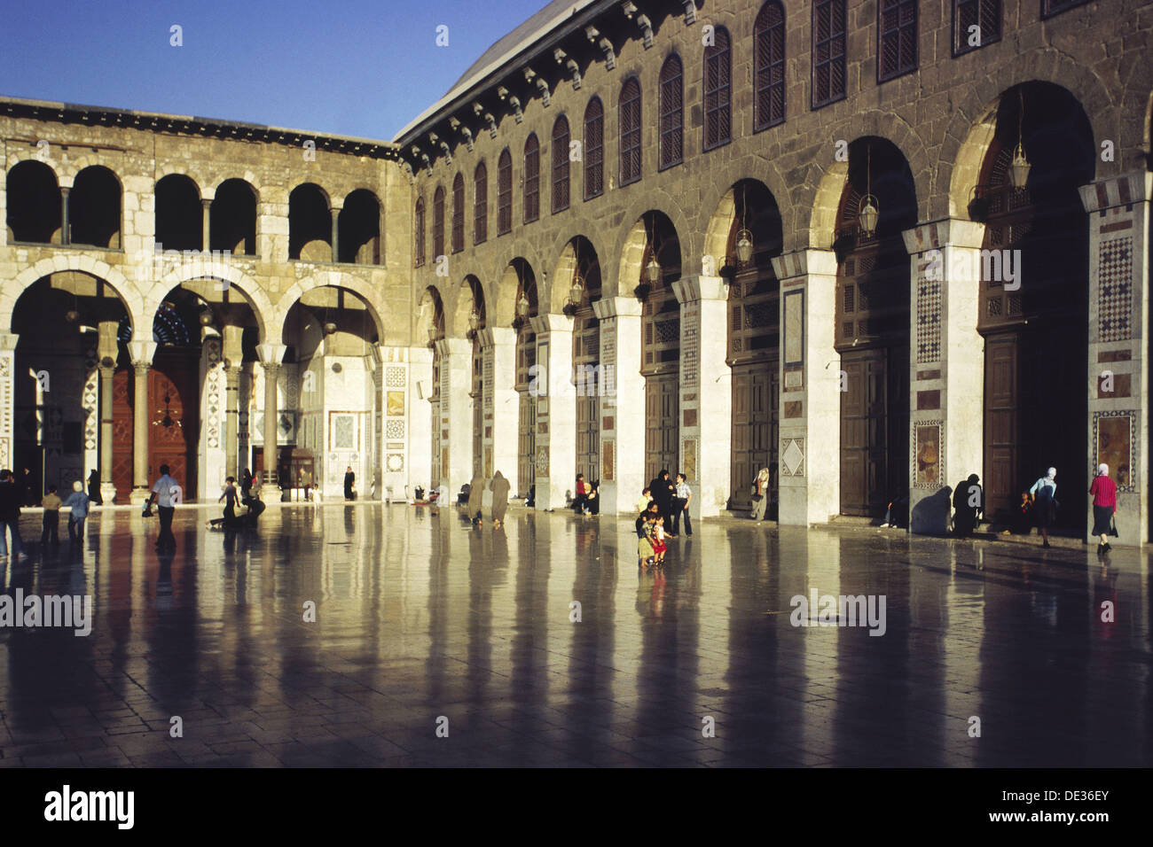 Interior Umayyad Mosque Damascus Syria High Resolution Stock ...