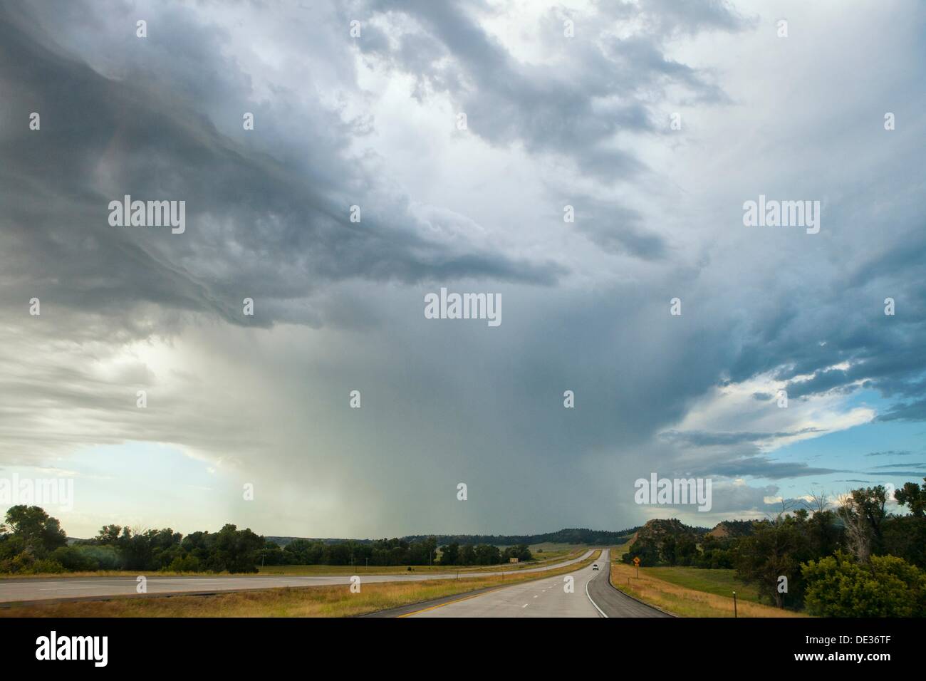 Rainstorm on the plain hi-res stock photography and images - Alamy