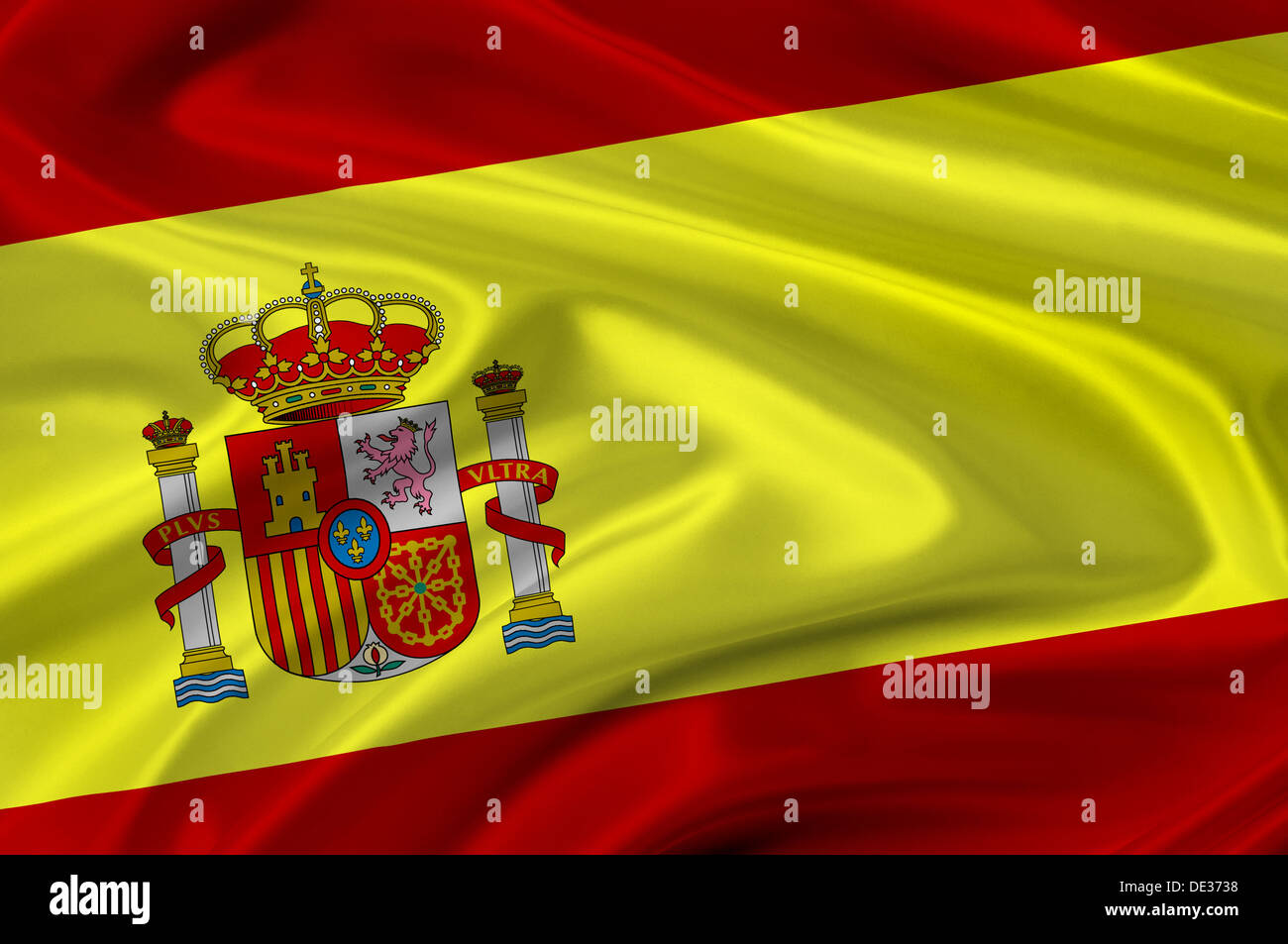 Spain Background Flag - Symbol of a country Stock Photo - Alamy