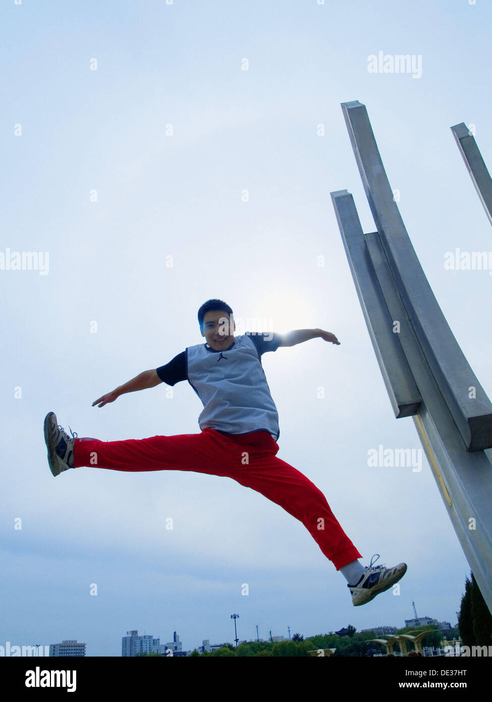 Straddle Hop Exercise