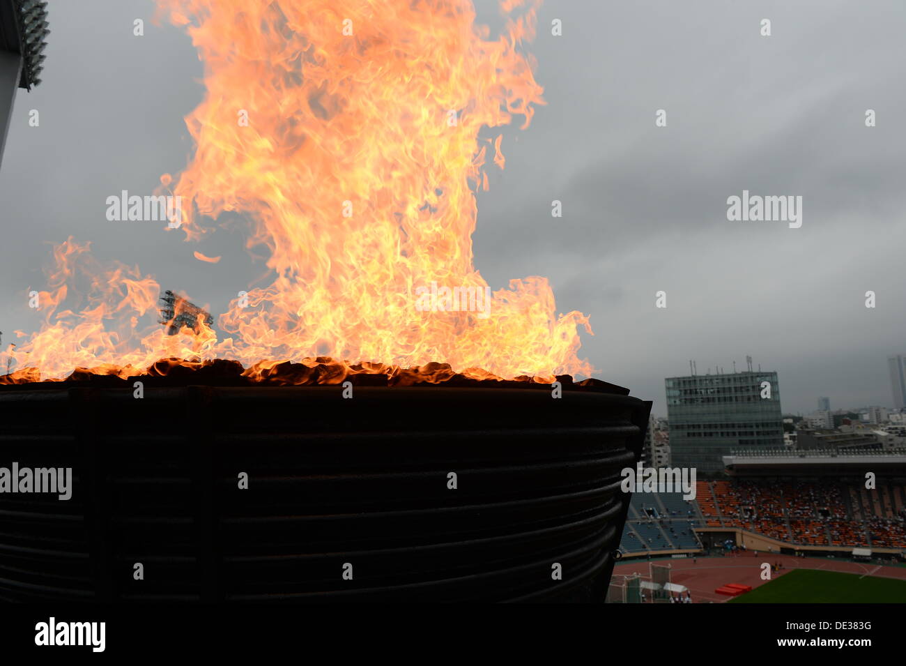 Tokyo olympic cauldron hi-res stock photography and images - Alamy