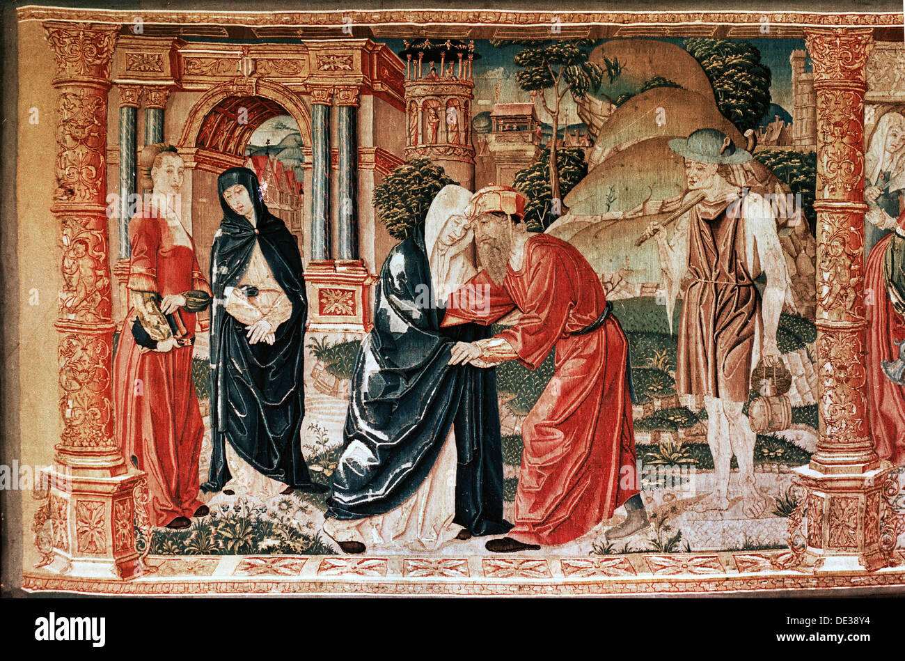 Life of mary tapestry hi-res stock photography and images - Alamy
