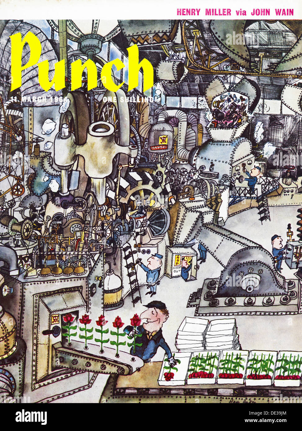 Cover of PUNCH magazine dated 11th March 1964 Stock Photo - Alamy