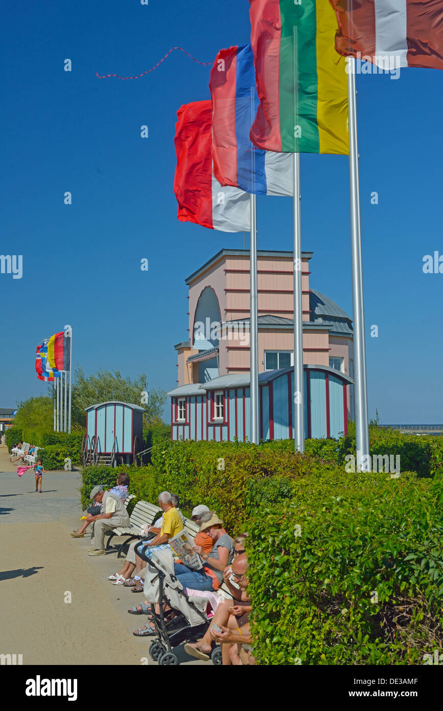Seaside promenade, Bansin, Usedom Island, Germany Stock Photo - Alamy