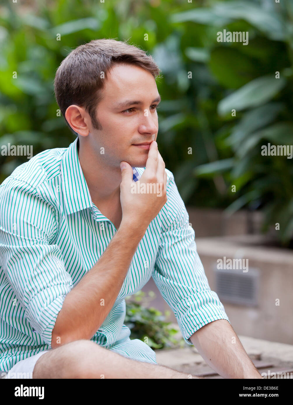 Man in deep thinking hi-res stock photography and images - Alamy