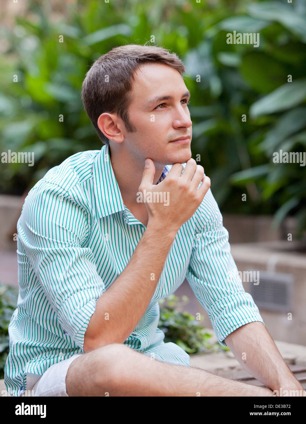 Contemplation man hi-res stock photography and images - Alamy