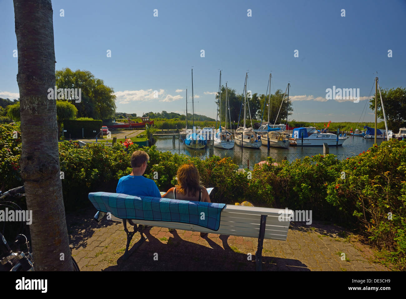 Natural harbour at Loddin, Usedom Island, Germany Stock Photo - Alamy