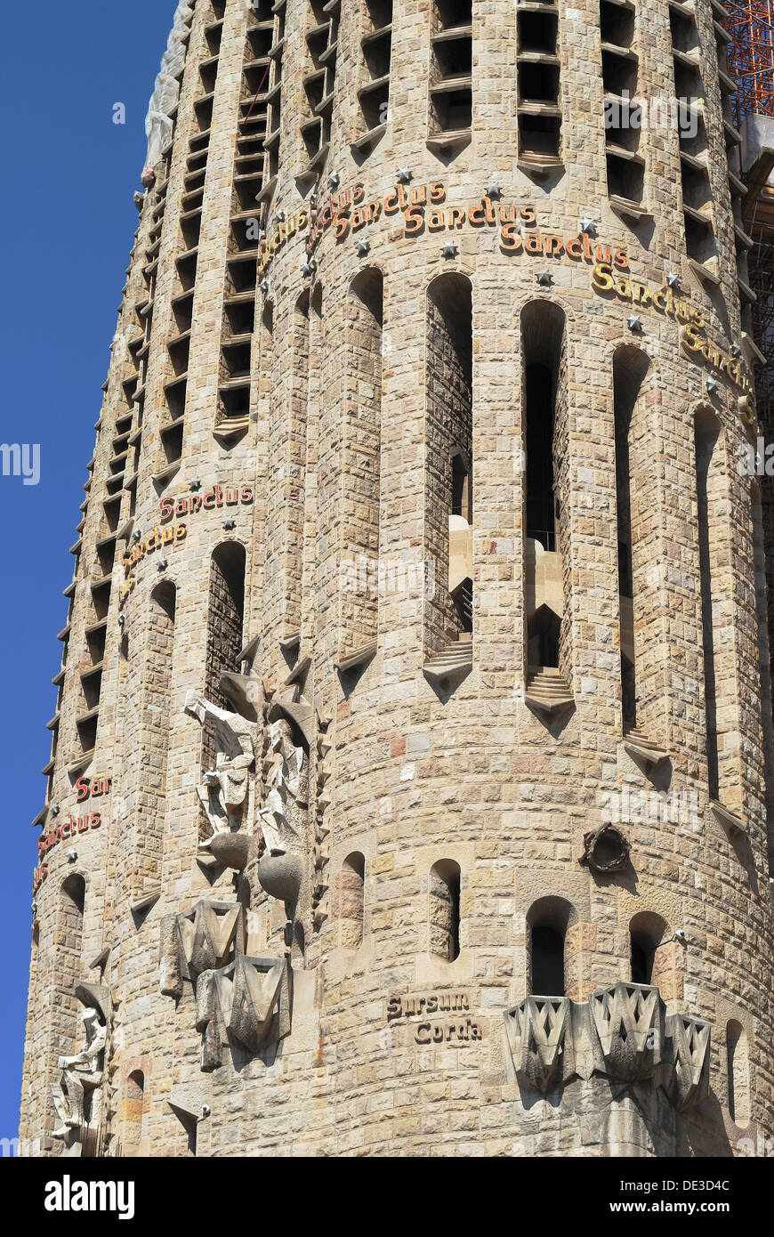 La Sagrada Familia Cathedral designed by Antonio Gaudi. Barcelona ...
