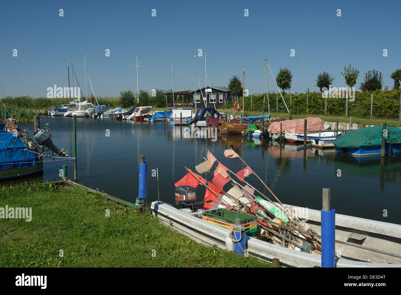 Natural harbour at Loddin, Usedom Island, Germany Stock Photo - Alamy