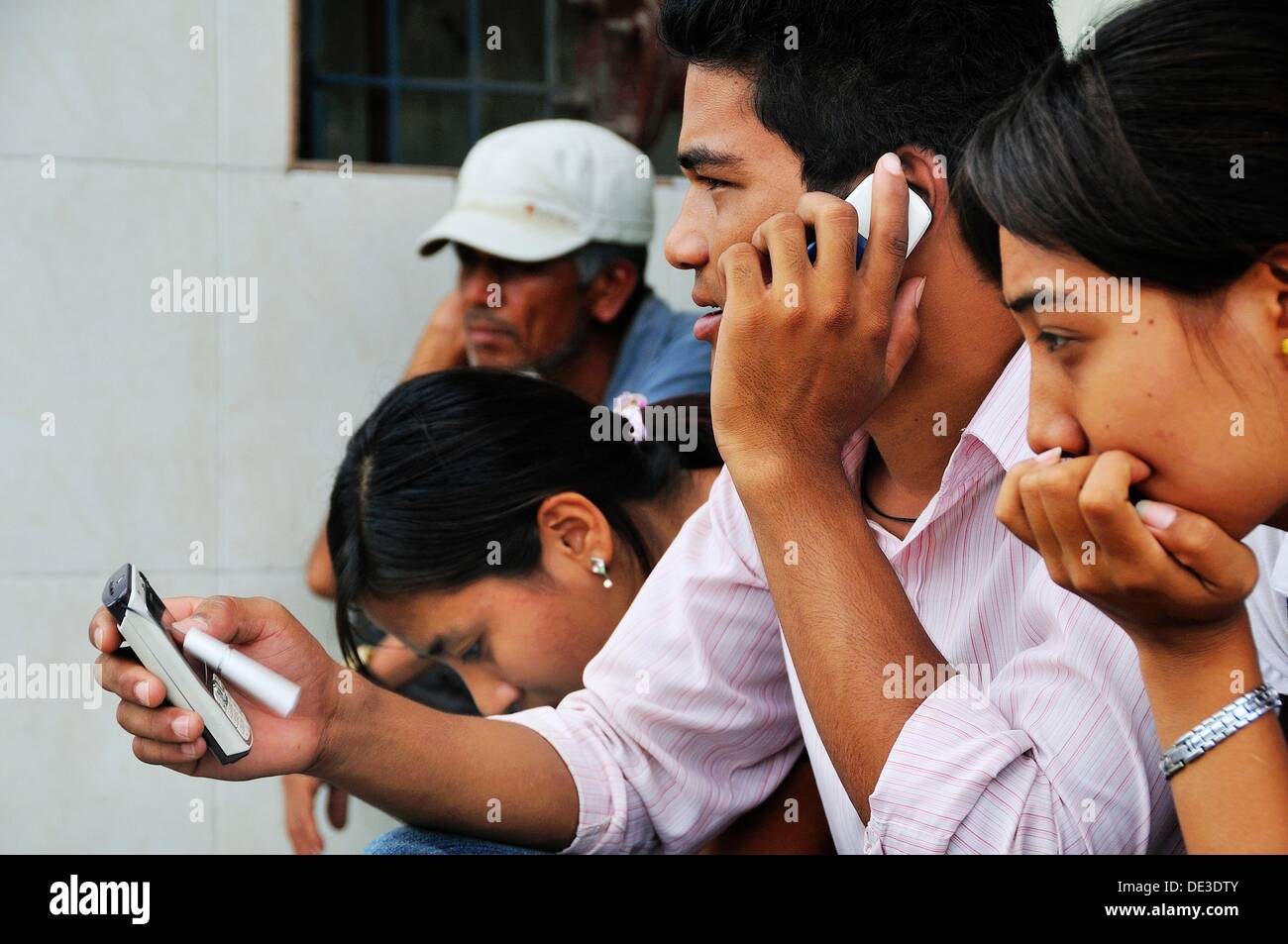 Nepal telephone hi-res stock photography and images - Alamy