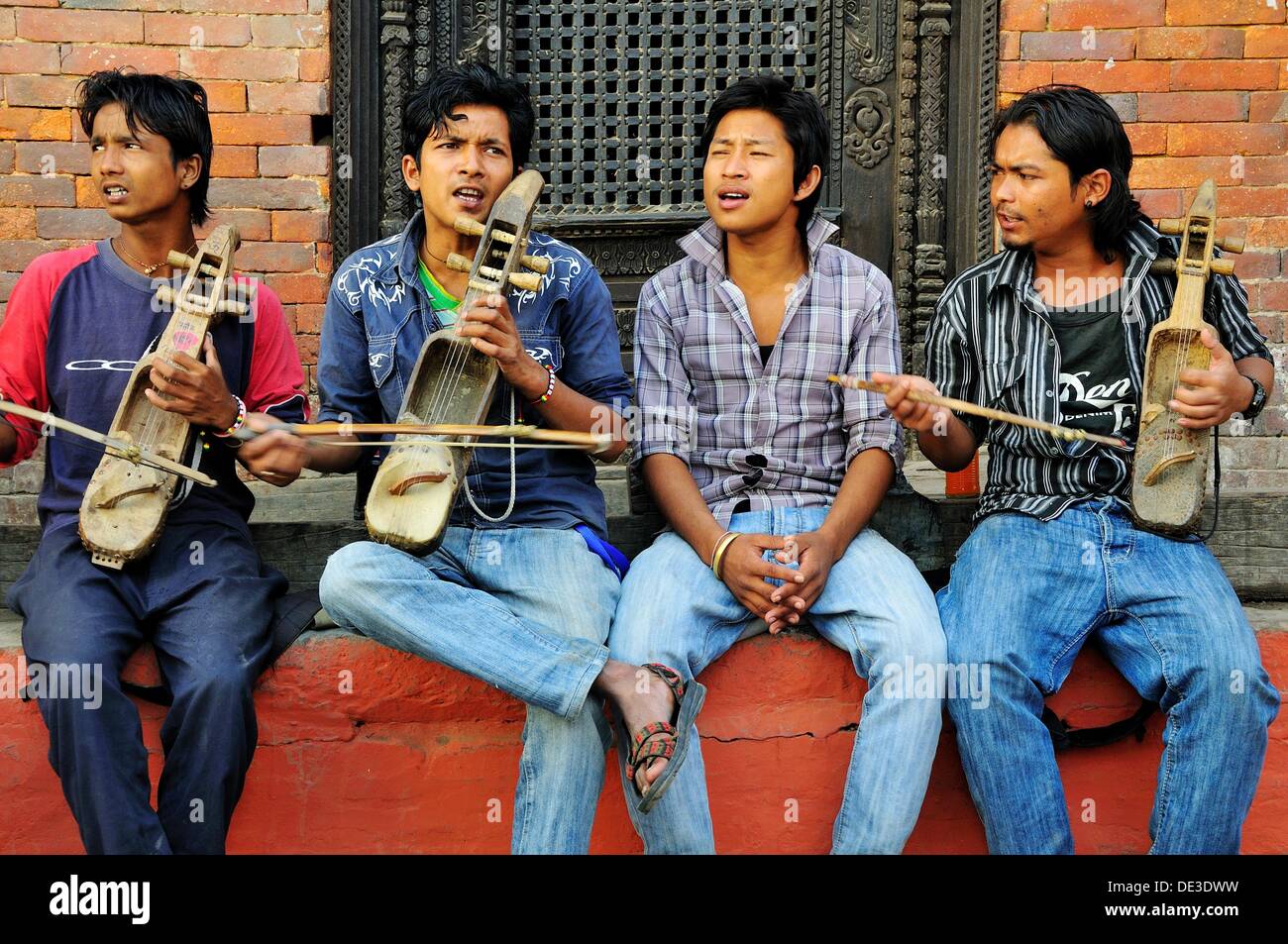 Nepali men hi-res stock photography and images - Alamy