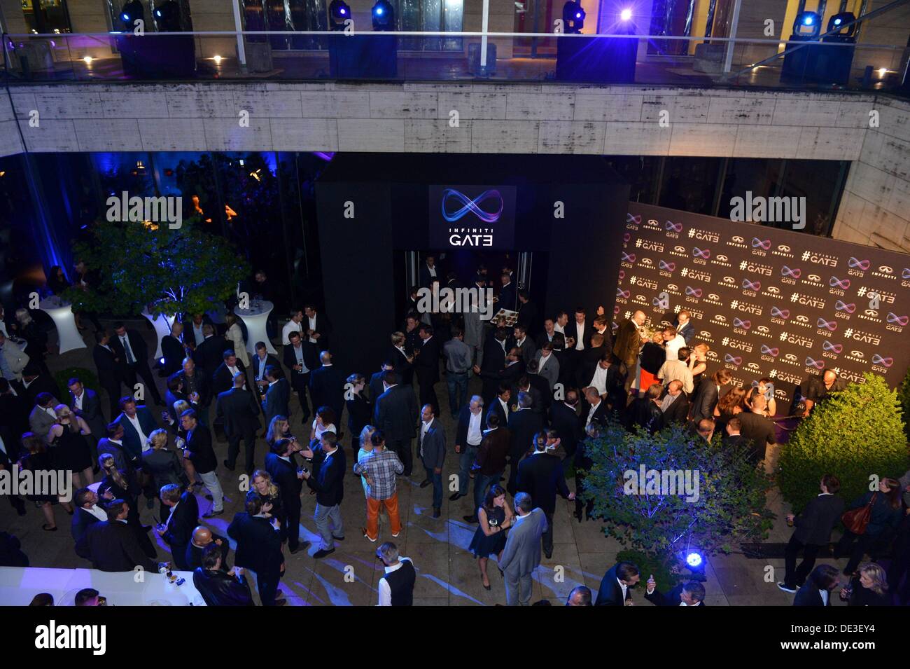 Frankfurt, Germany. 10th September 2013. Celebrity "Infiniti Gate" of ...