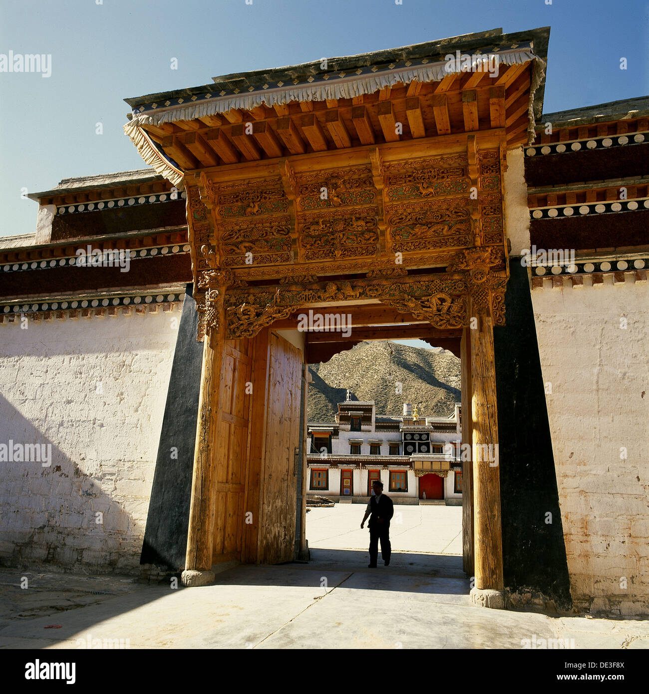 Xiahe. Gansu province. China Stock Photo - Alamy