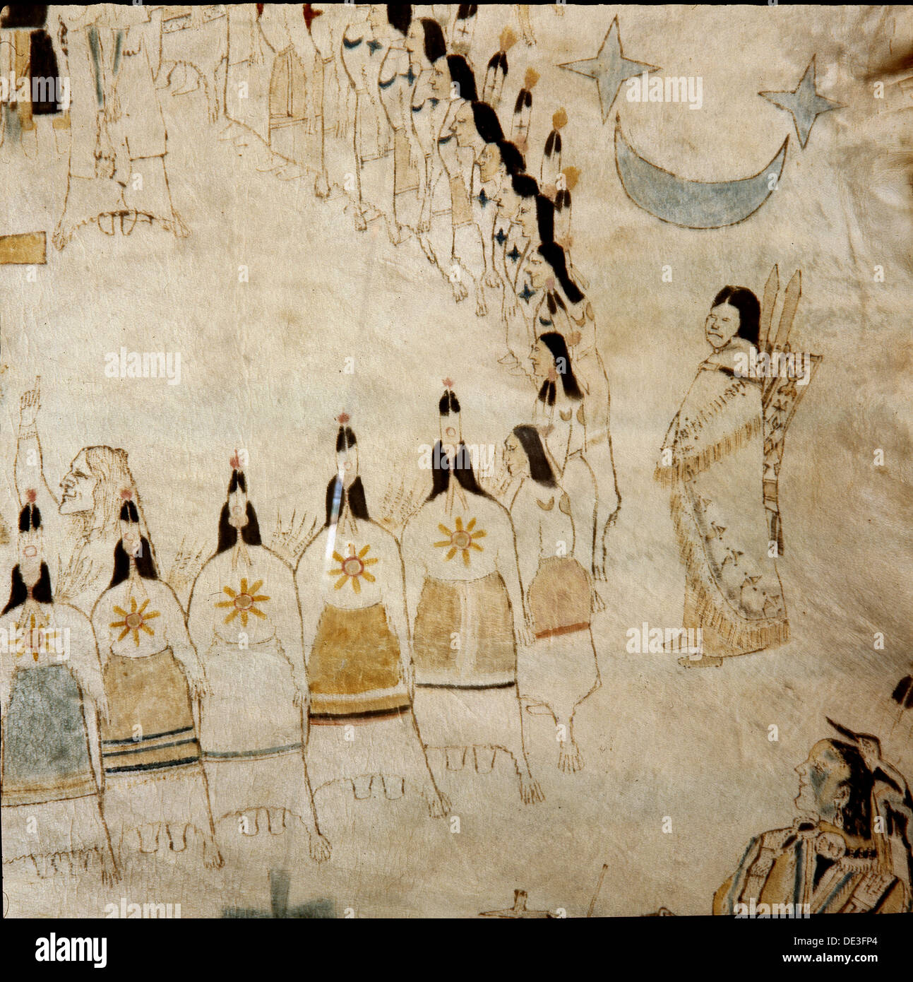 Hide painting native american hi-res stock photography and images - Alamy
