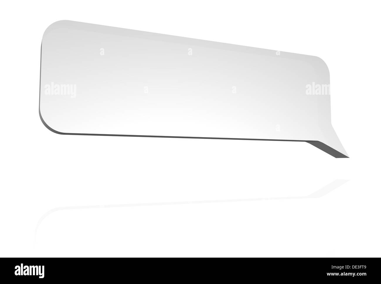 Chat box 3d speech Black and White Stock Photos & Images - Alamy