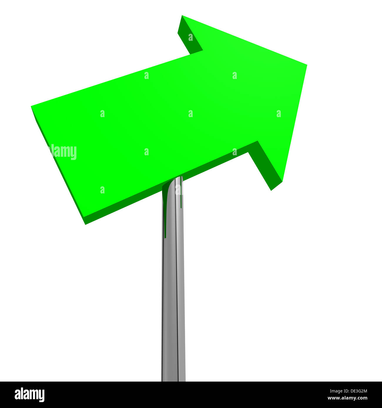 Mark arrow isolated on white background Stock Photo - Alamy