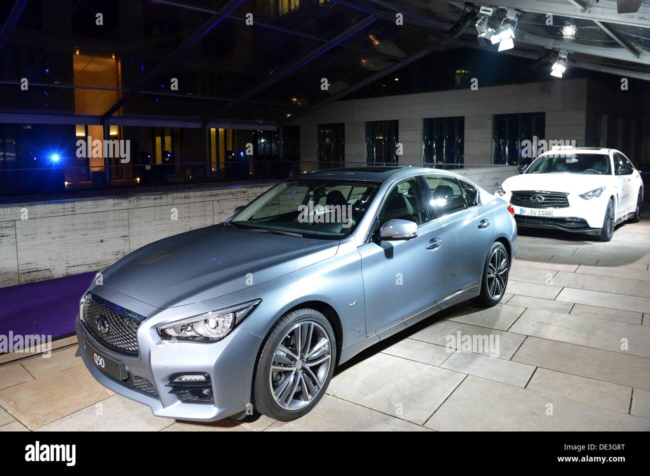 Frankfurt, Germany. 10th September 2013. Celebrity "Infiniti Gate" of ...