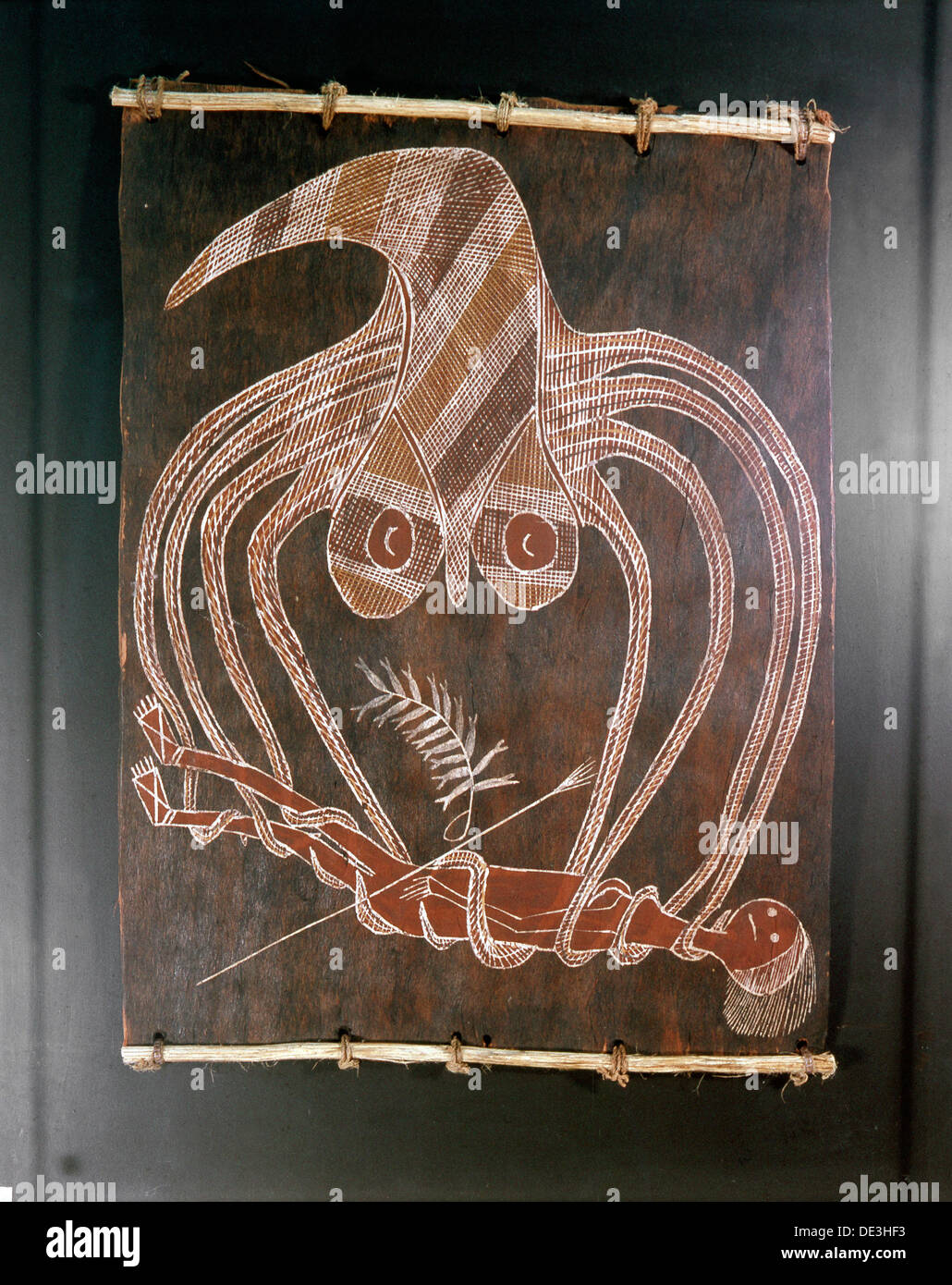 Bark painting aboriginal art hi-res stock photography and images - Alamy