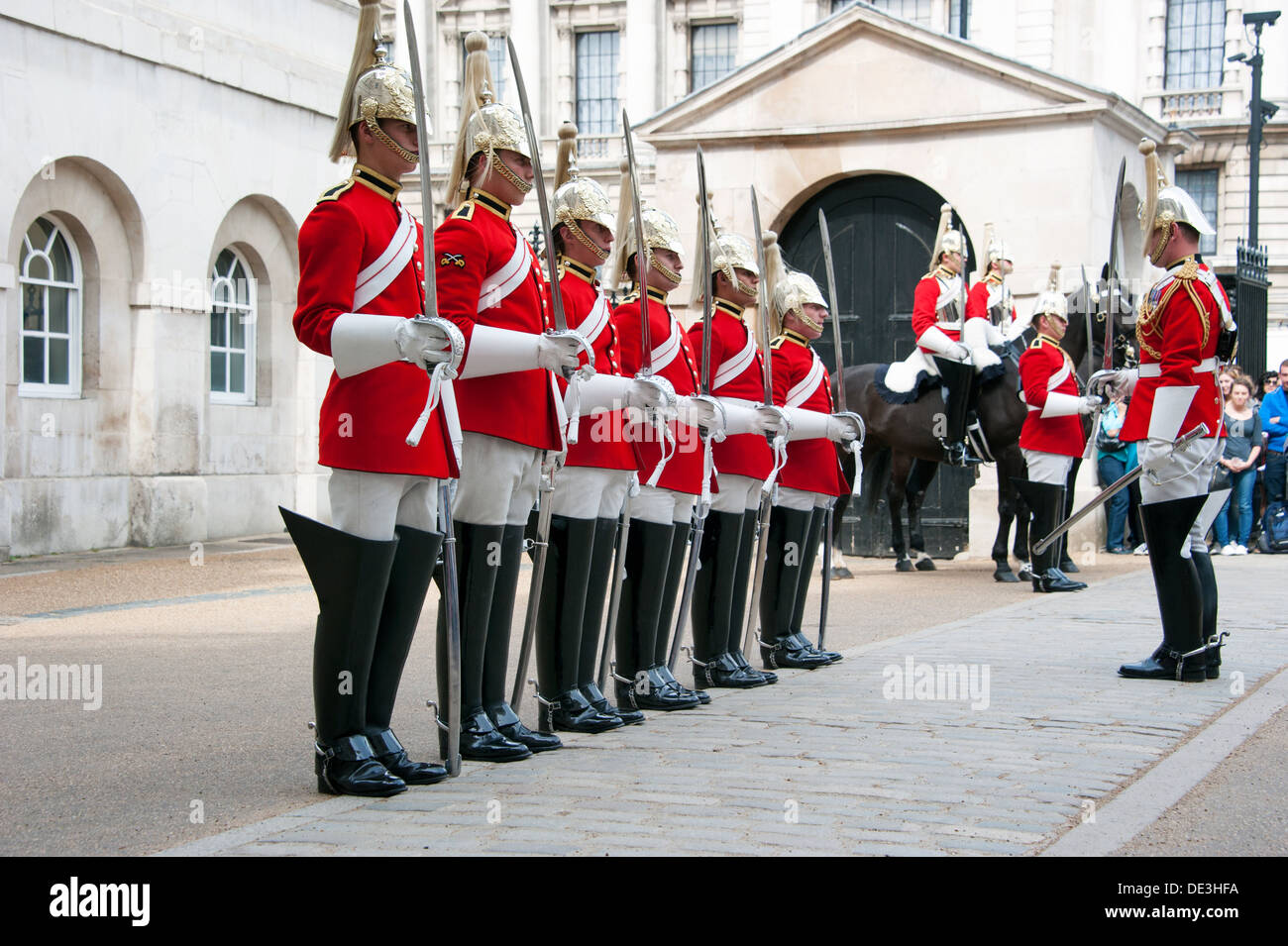horse guard parade, changing of the guard Stock Photo - Alamy