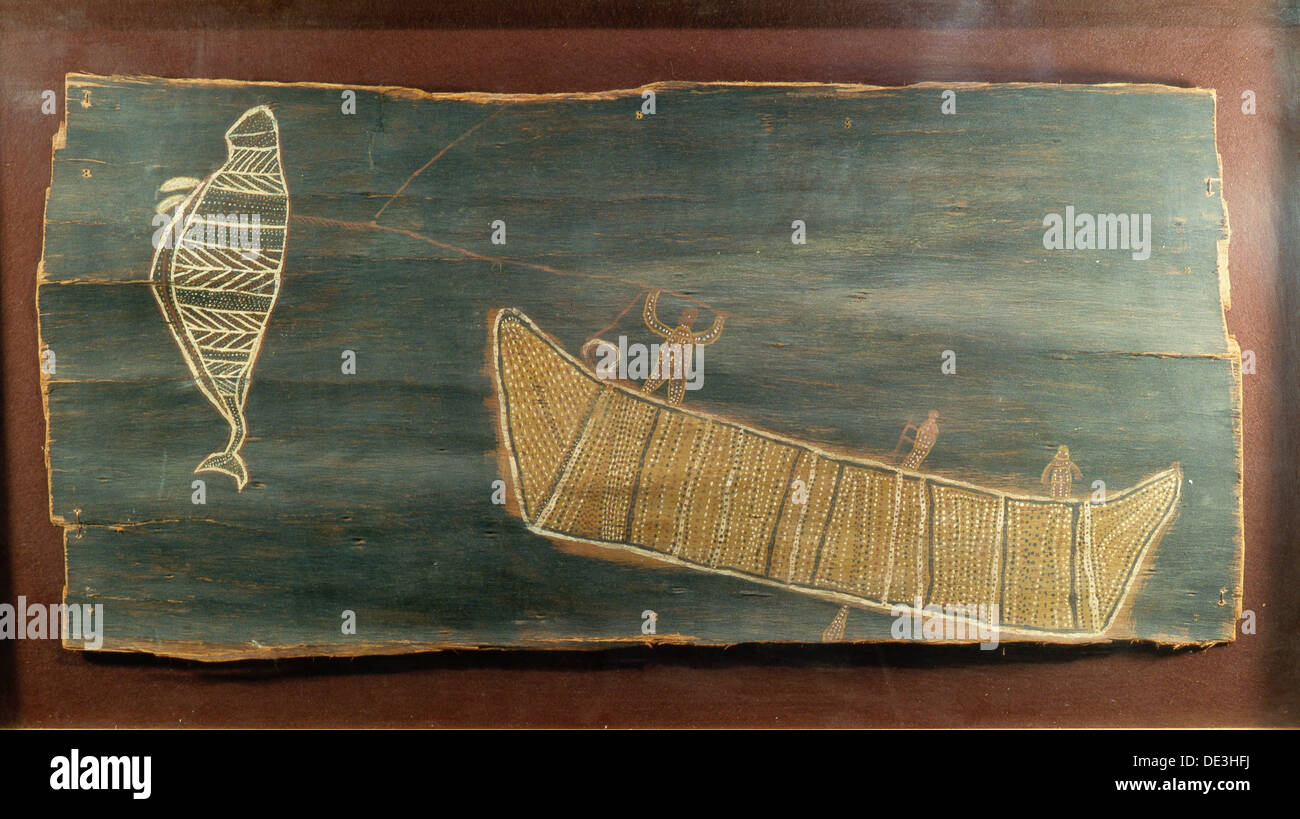 Australian aboriginal art whale hi-res stock photography and images - Alamy