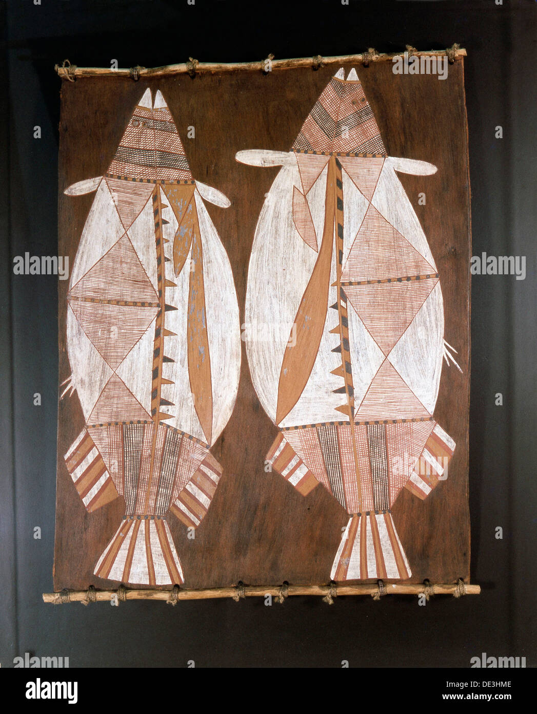 Bark painting aboriginal art hi-res stock photography and images - Alamy