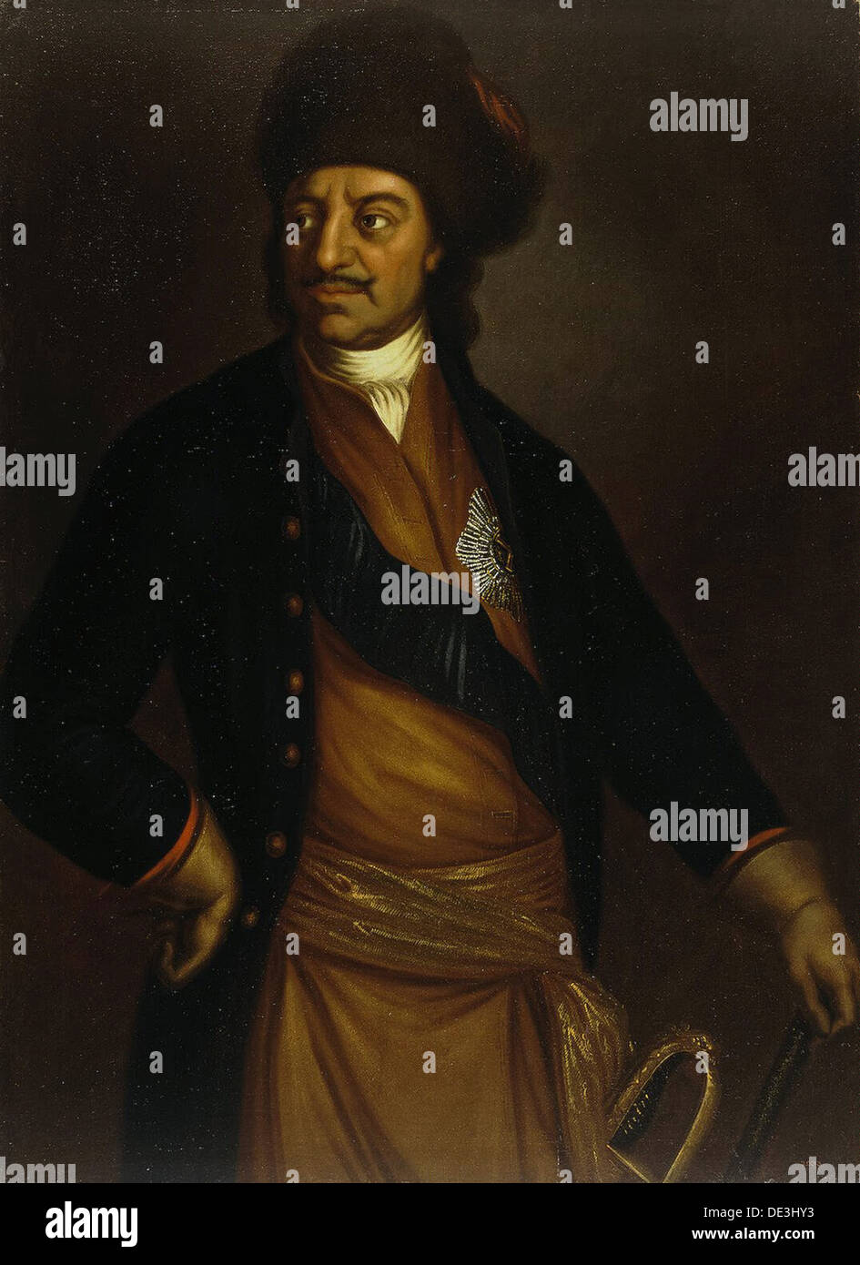 Portrait of Emperor Peter I the Great (1672-1725), Early 18th cen ...