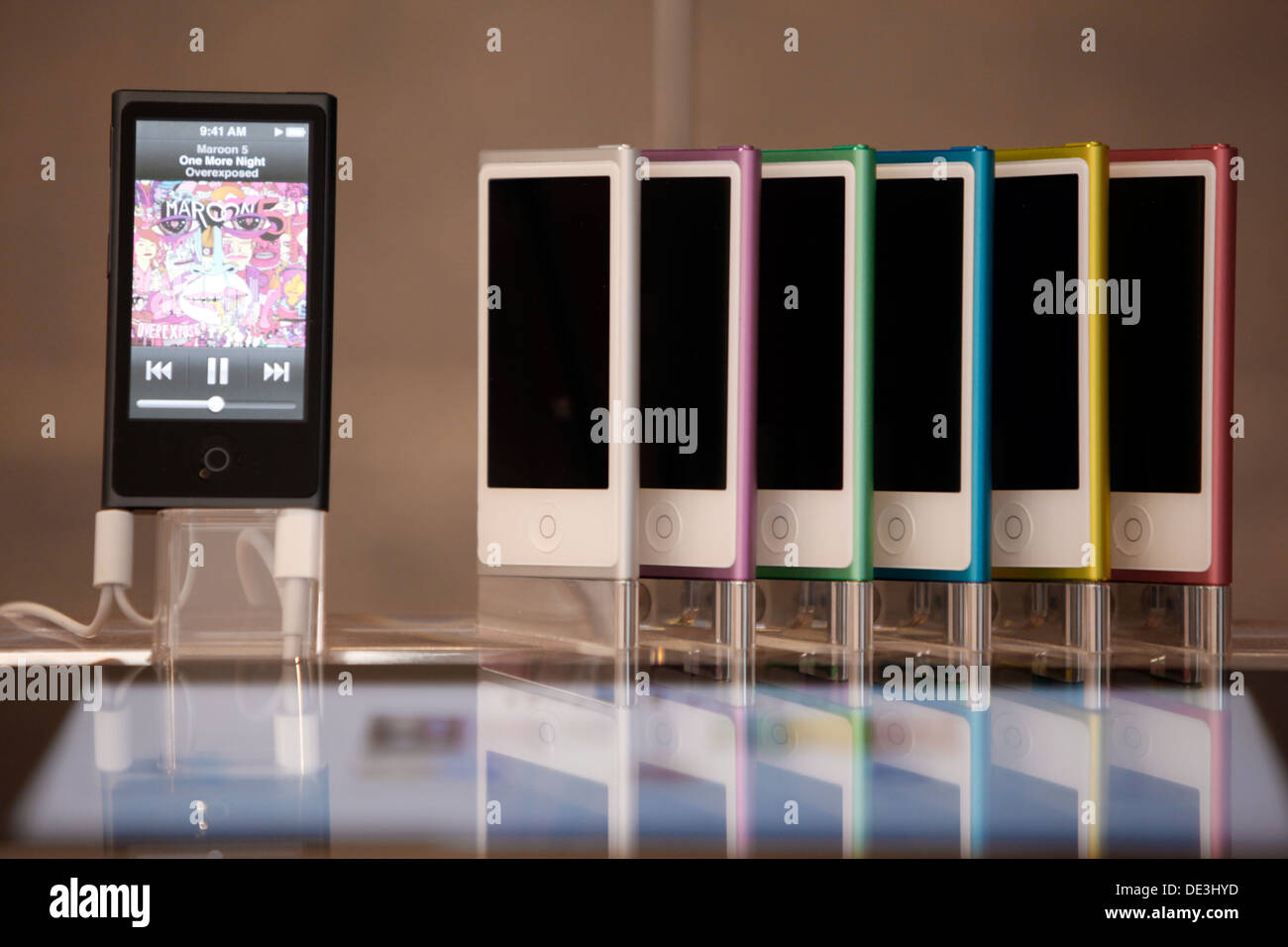 Berlin, Germany, in the new Apple iPod Touch Store Berlin Stock Photo ...