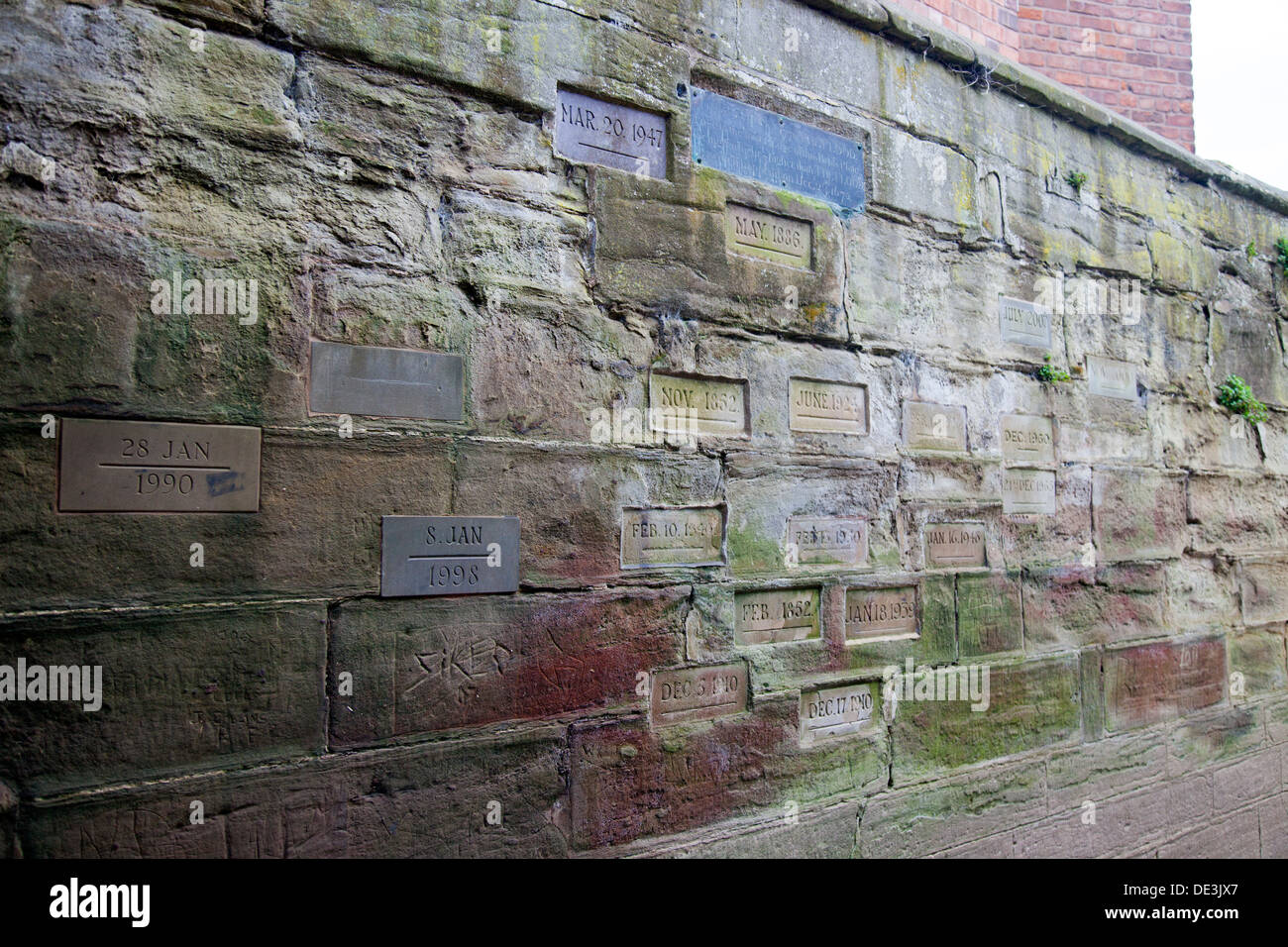 Flood level markers hi-res stock photography and images - Alamy