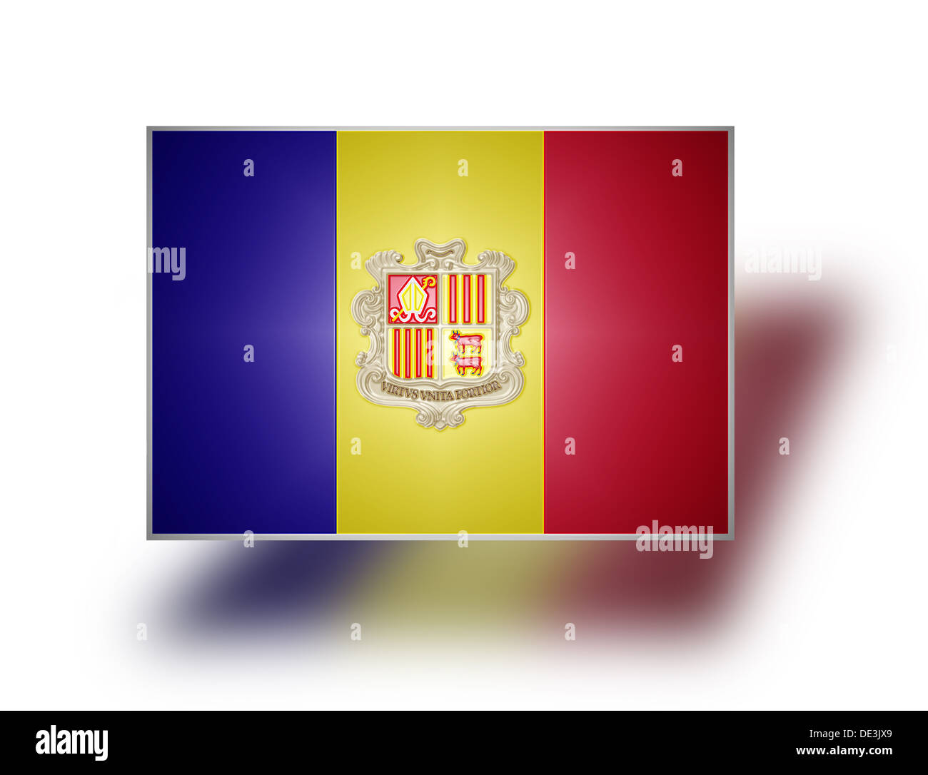 Andorran coat of arms Cut Out Stock Images & Pictures - Alamy