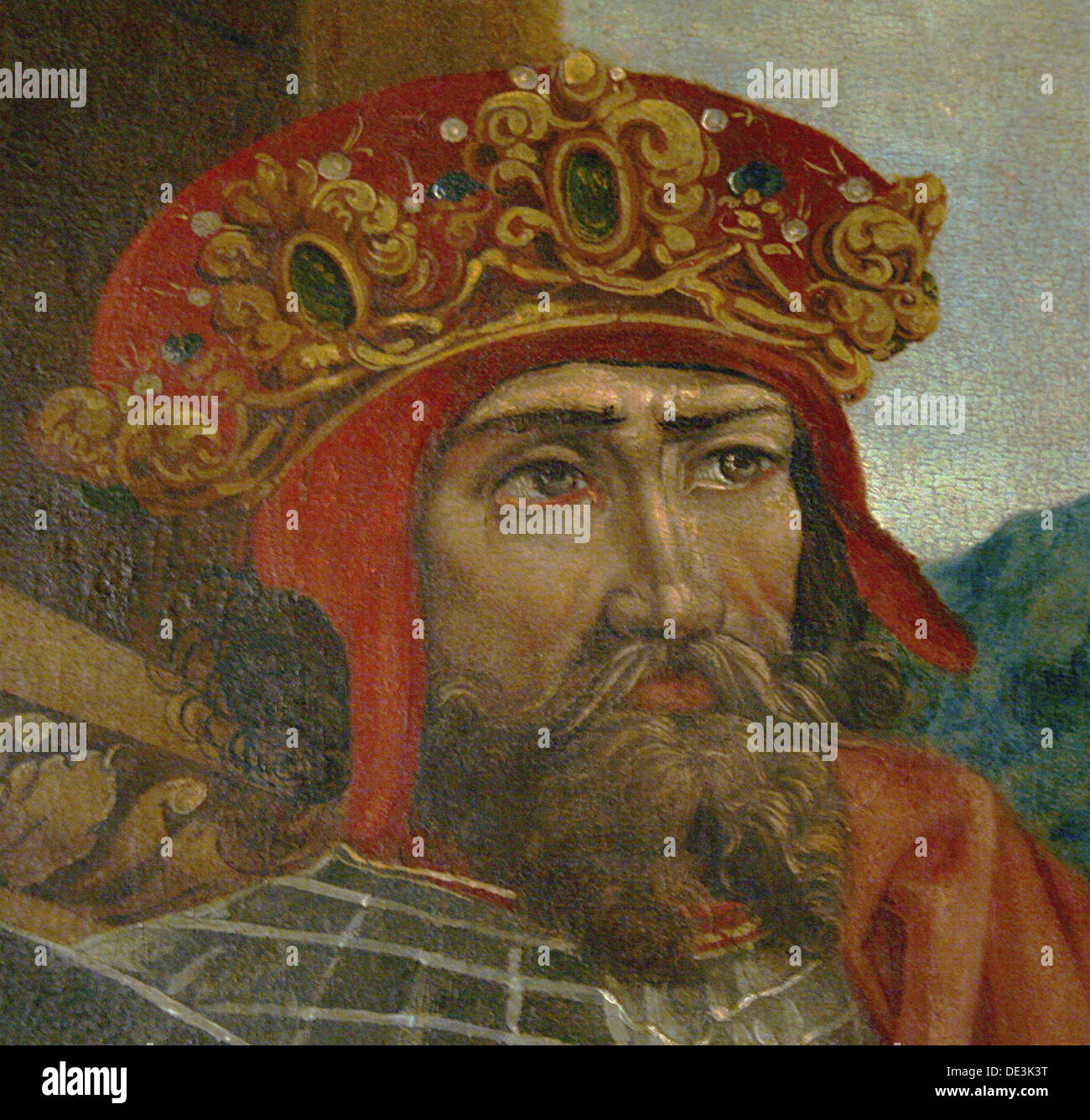King Wladyslaw II. Jagiello (Detail), ca 1530. Artist: Anonymous Stock ...