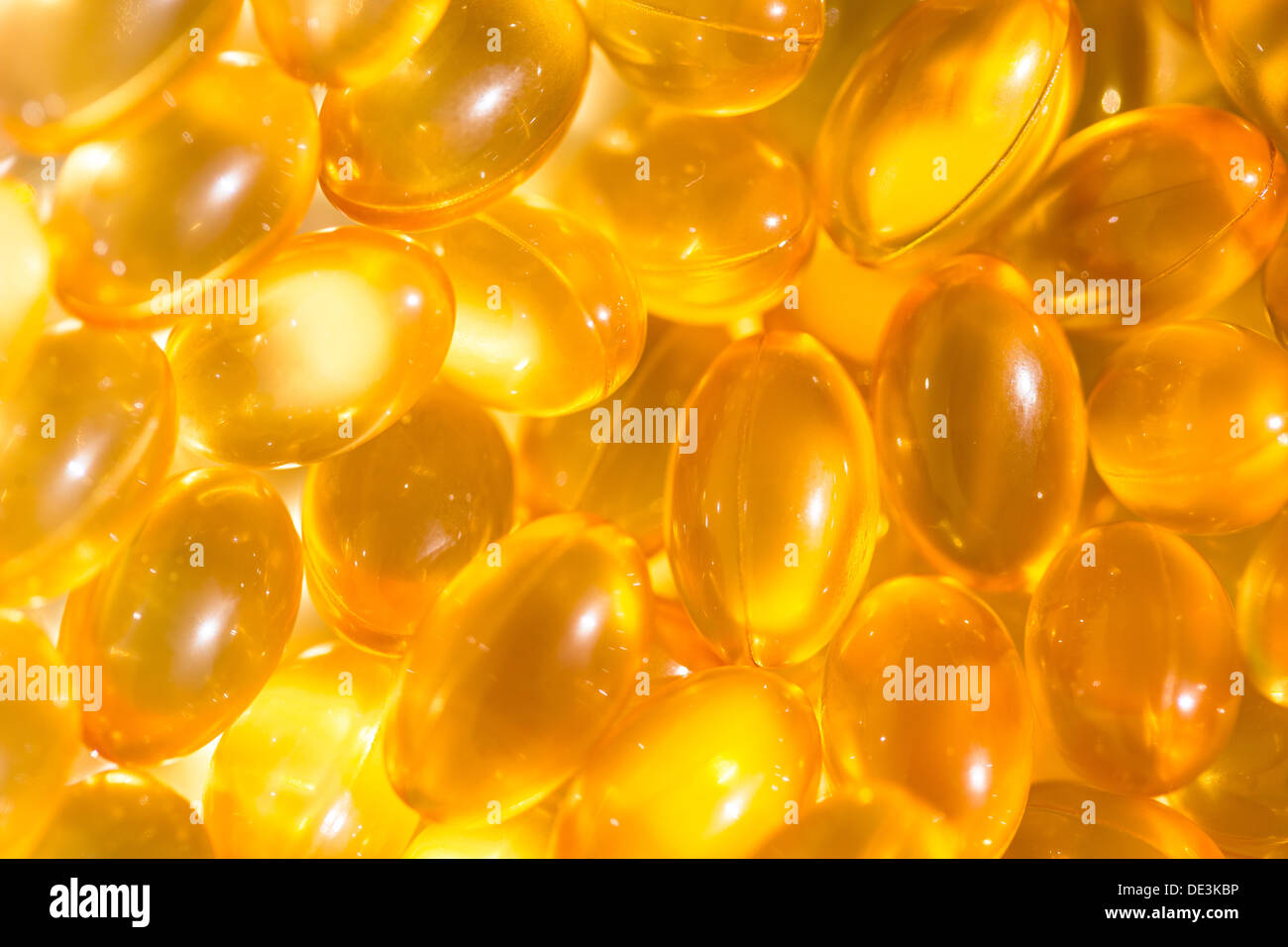 Cod liver oil capsules Vitamin d Stock Photo - Alamy