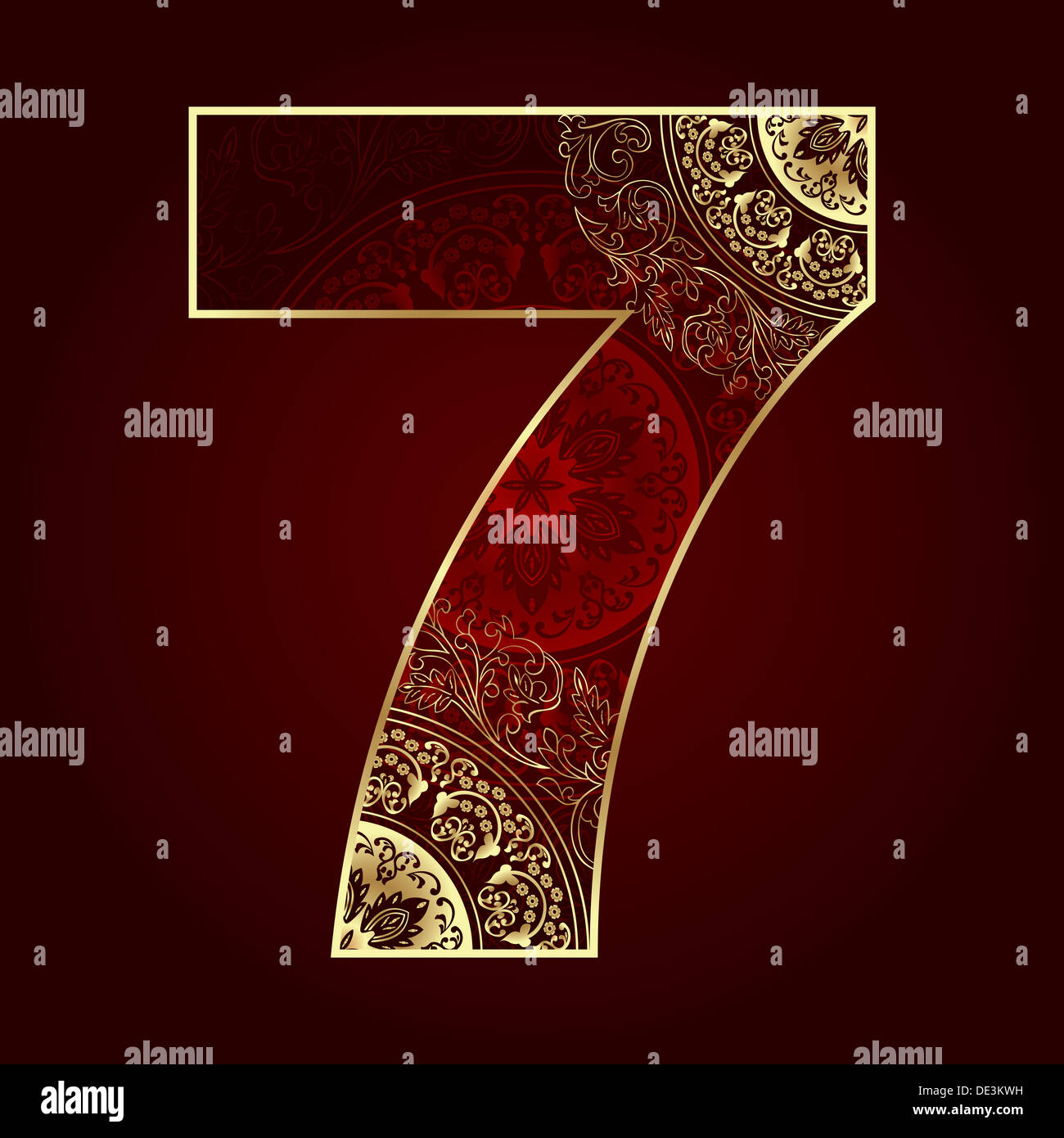 Number 7 flower hi-res stock photography and images - Alamy