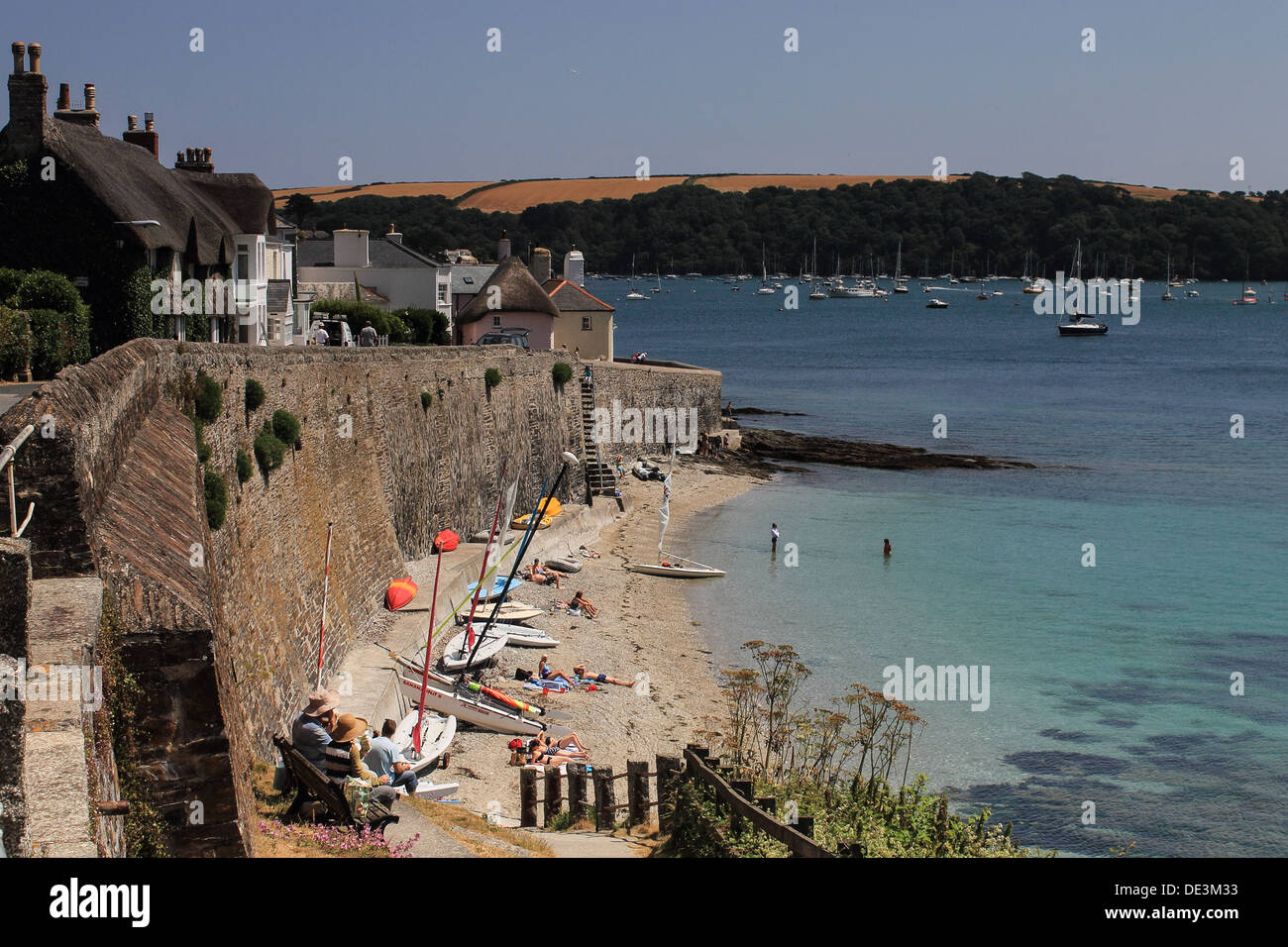 St Mawes in the summer, Cornwall Stock Photo - Alamy