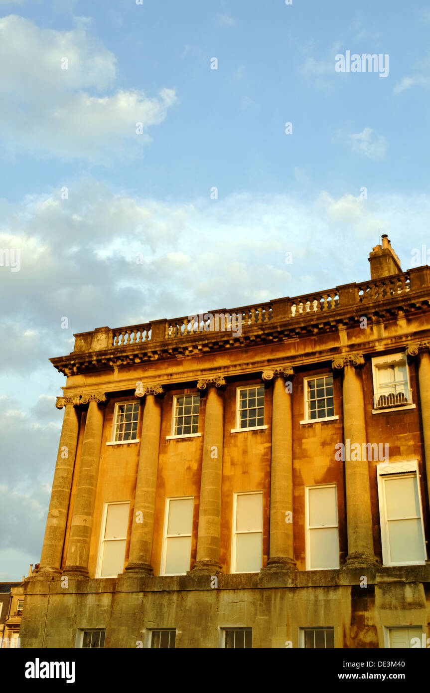 The Royal Crescent Building, Bath, Somerset, England, UK, GB Stock ...