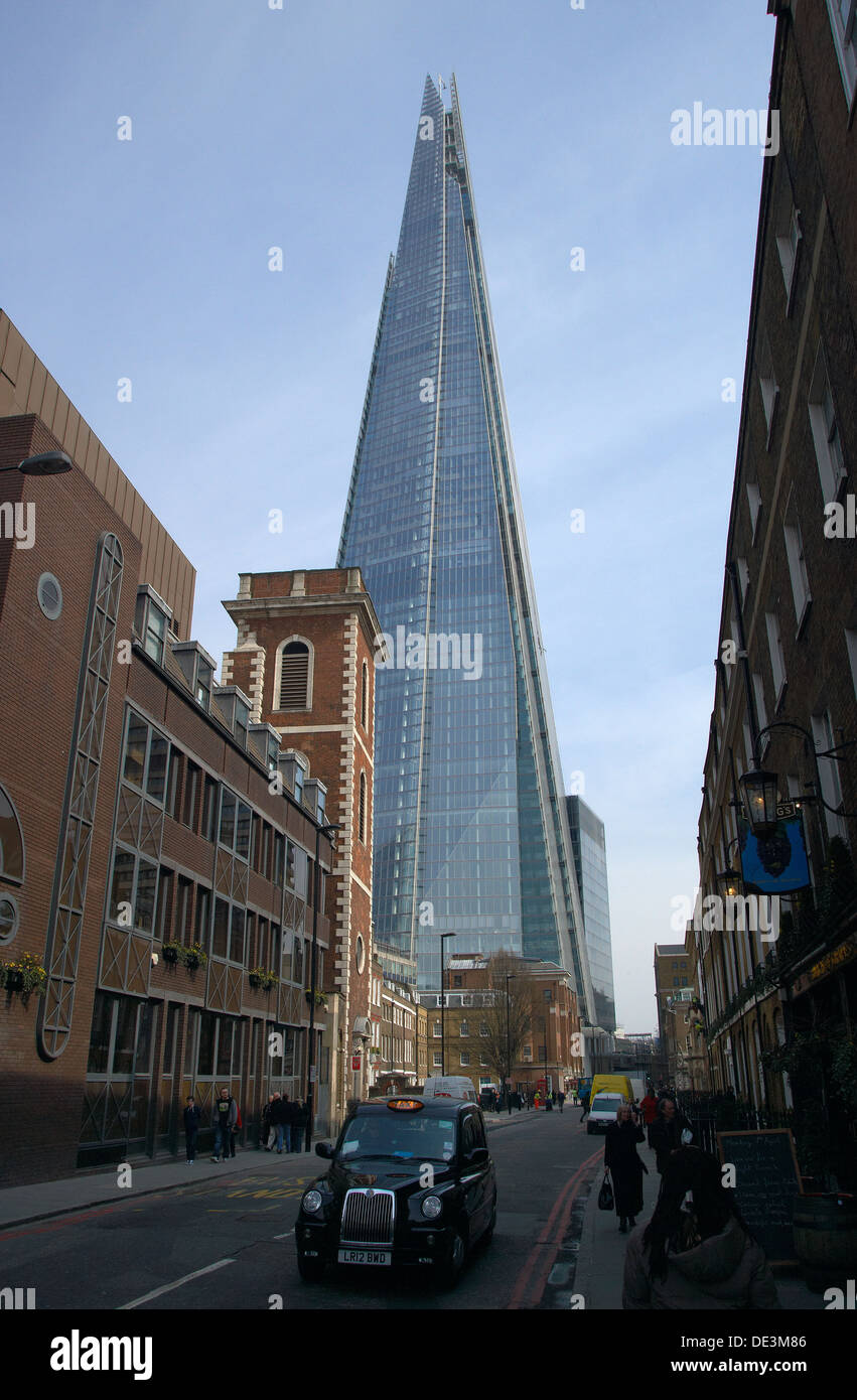 London, United Kingdom, The Shard - the skyscraper by architect Renzo ...