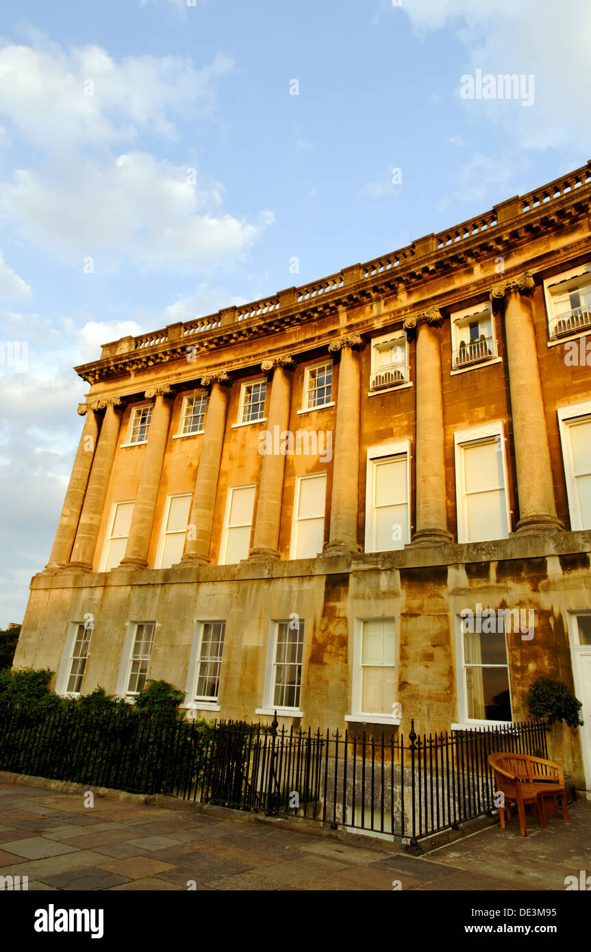 The Royal Crescent Building, Bath, Somerset, England, UK, GB Stock ...