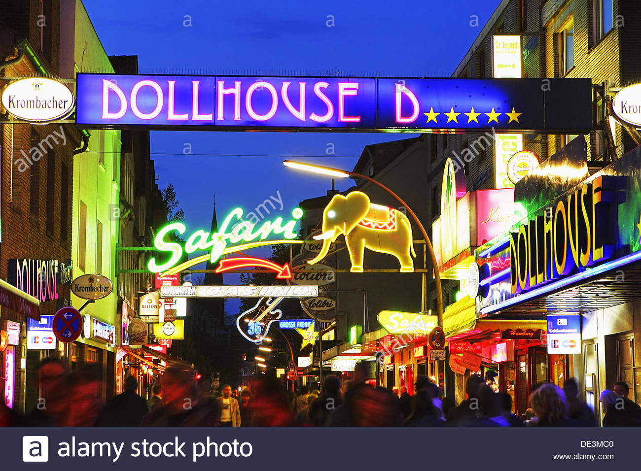 St Pauli Red Light District Stock Photos & St Pauli Red Light District ...