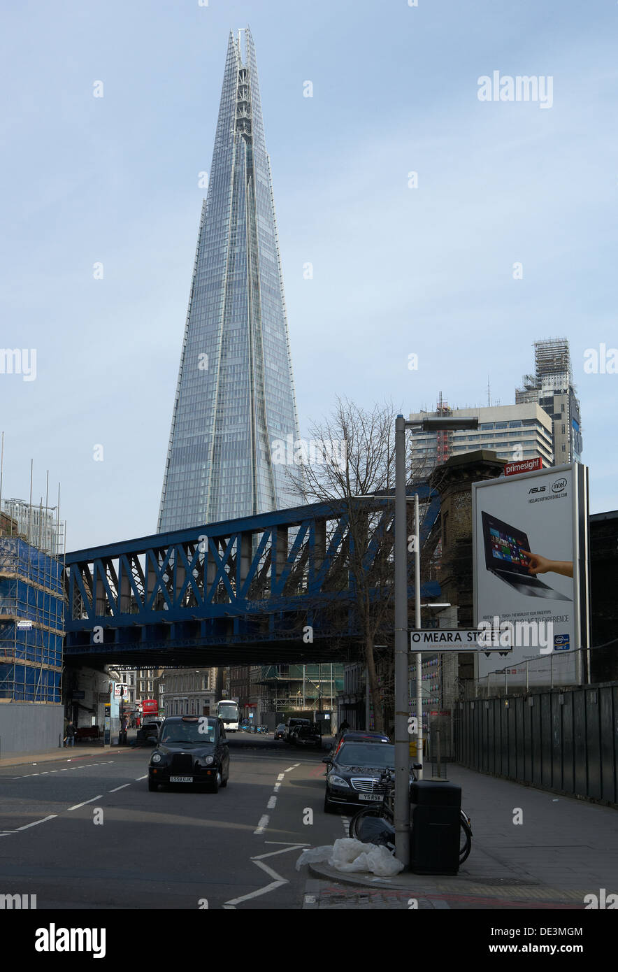 London, United Kingdom, The Shard - the skyscraper by architect Renzo ...