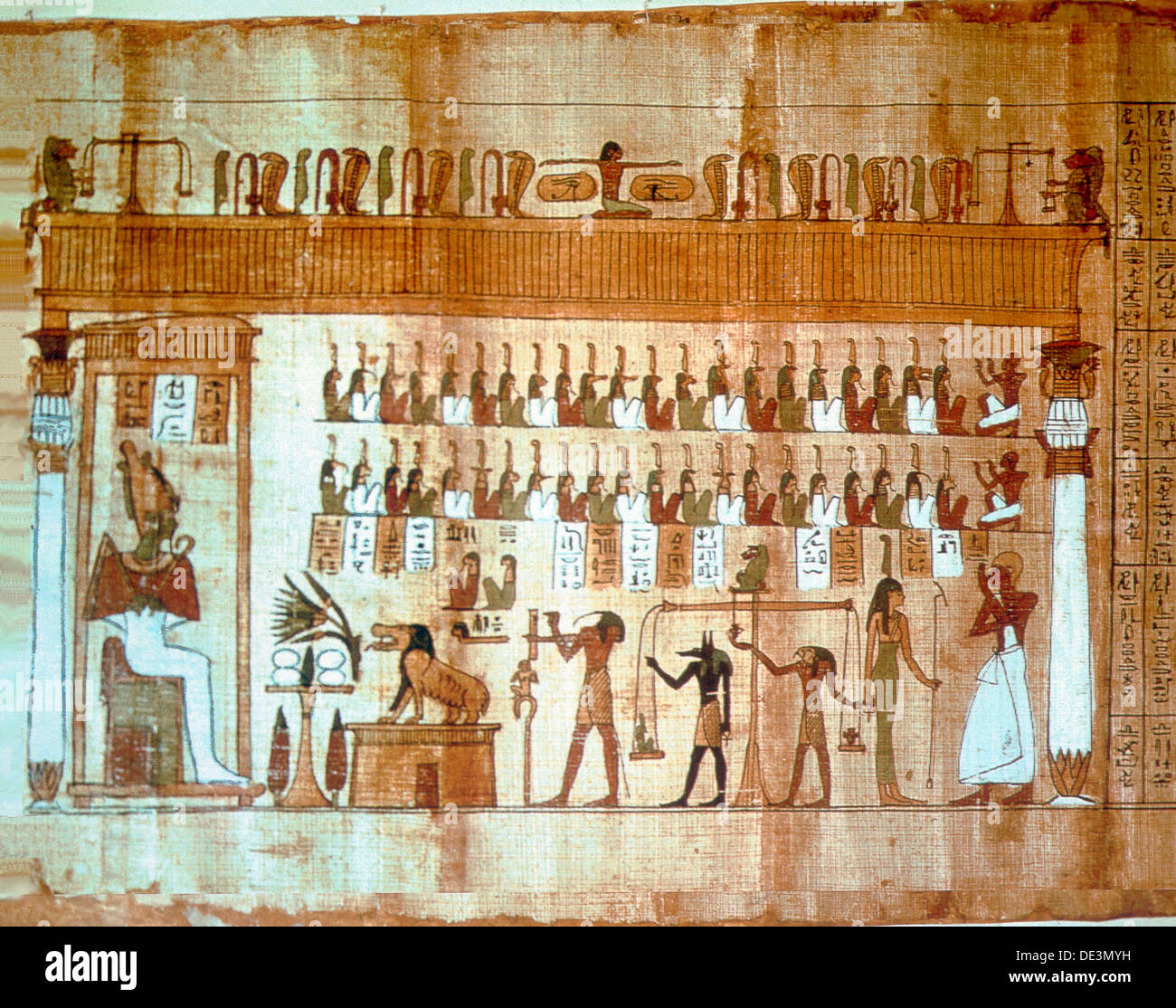 Egyptian Judgment Scene High Resolution Stock Photography and Images ...