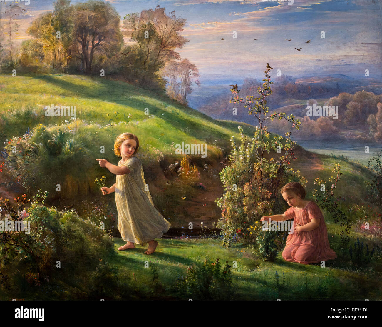 19th century - The Poem of the Soul, Spring, around 1850 - Louis Janmot ...