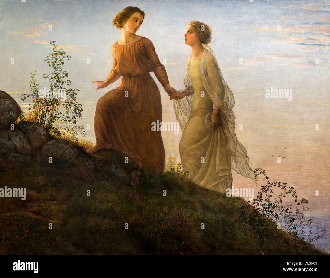 19th century - The Poem of the Soul, On the Mountain, around 1850 ...